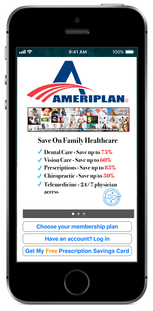 AmeriPlan Opportunity: - Get The App Now available for FREE on iPhone, iPad, Android, and Tablet.